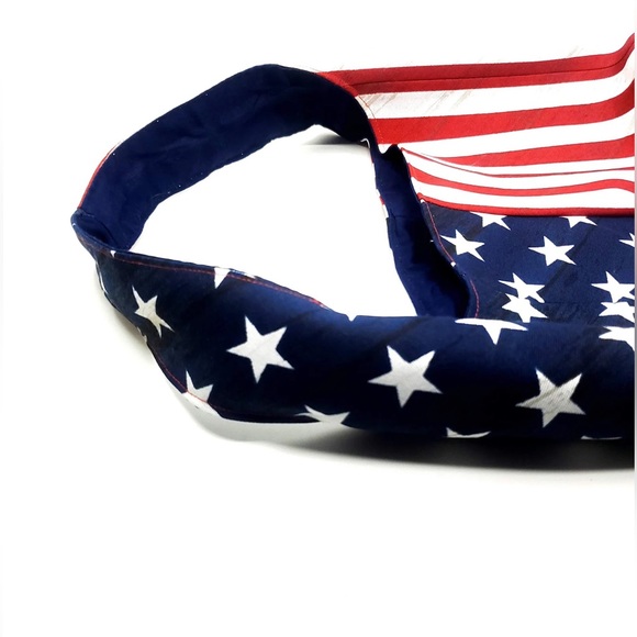 KirsaK | Bags | American Flag Tote Bag Patriotic Shoulder Bag American ...